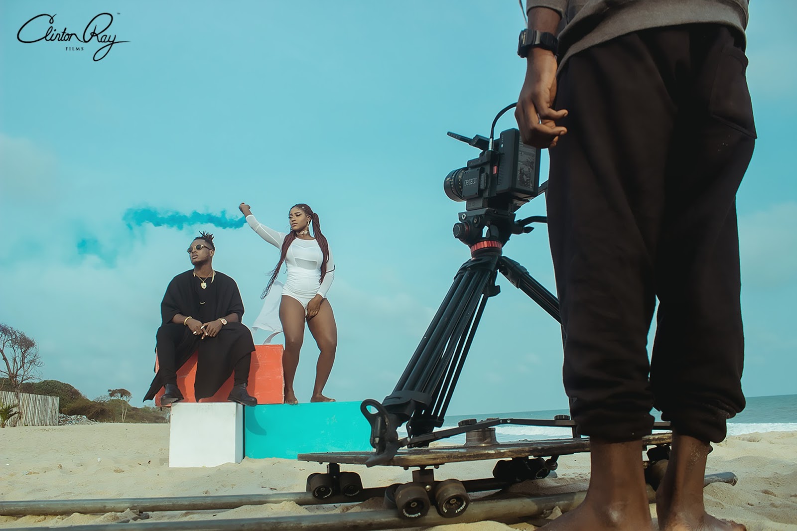 Check out the BTS photos of Ben Anansi's New Video, 'Tumble Me'