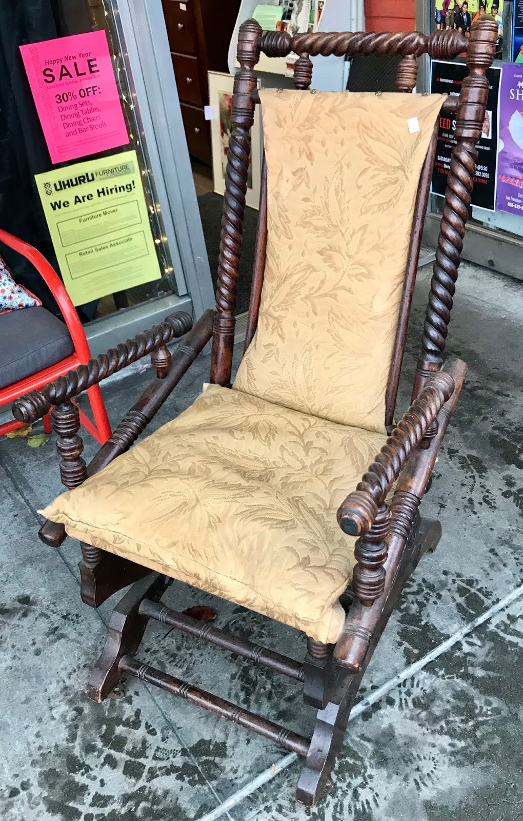 UHURU FURNITURE & COLLECTIBLES: SOLD #23462 Vintage Victorian 23” Wide ...