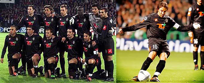 Football teams shirt and kits fan: Juventus 2001/02 Away Kits