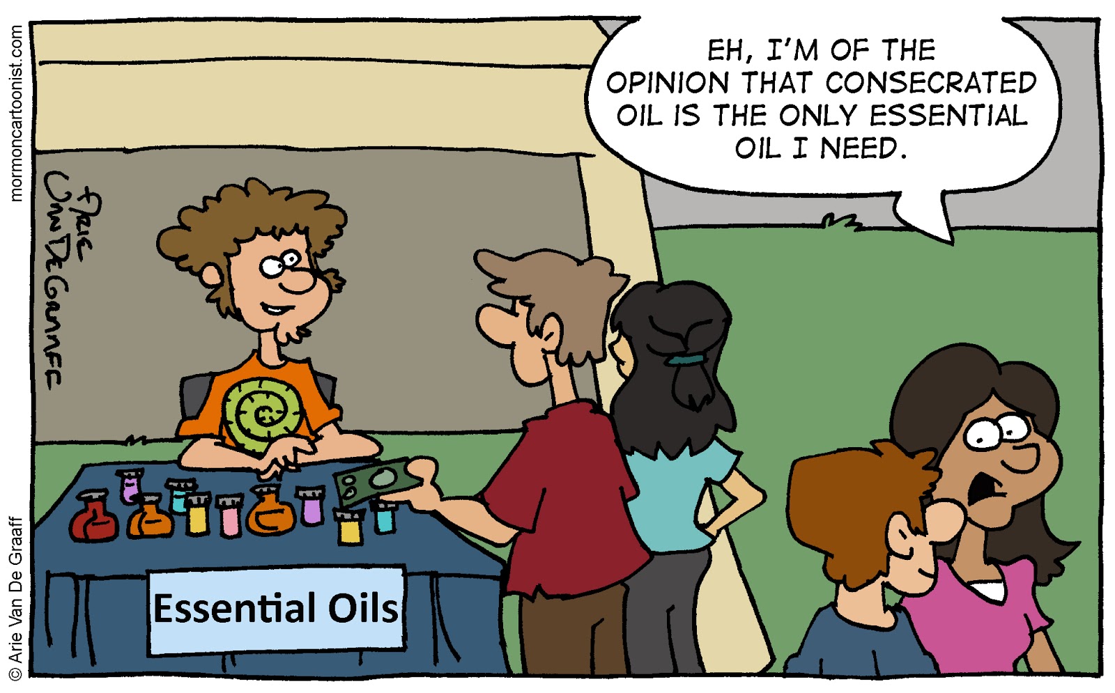 Ward Cartoonist: Essential Oil