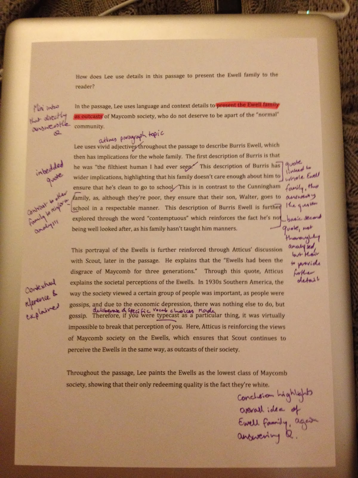 English Literature: The Ewells