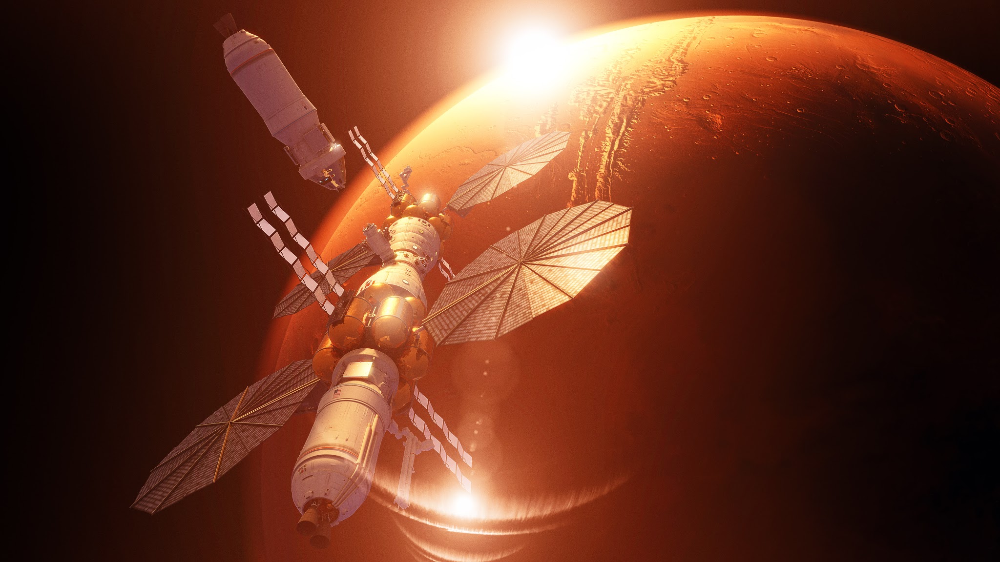 Lockheed Martin's Mars Base Camp concept | human Mars