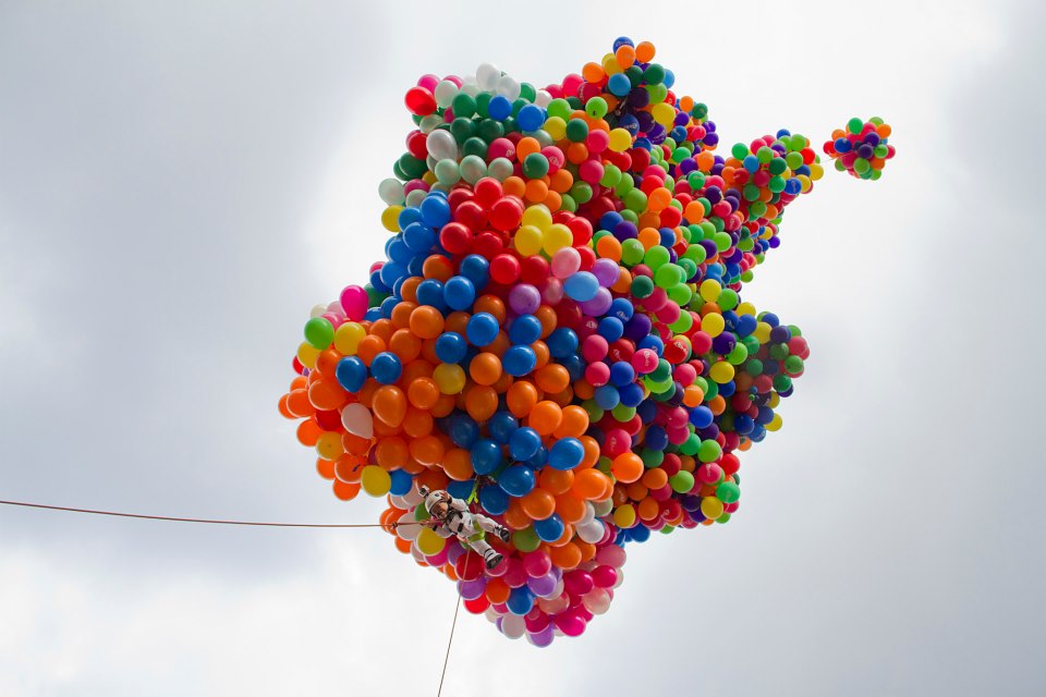 DECORACME. DECORACIONES EN GLOBOS: BOMBAS DE HELIO BOGOTA