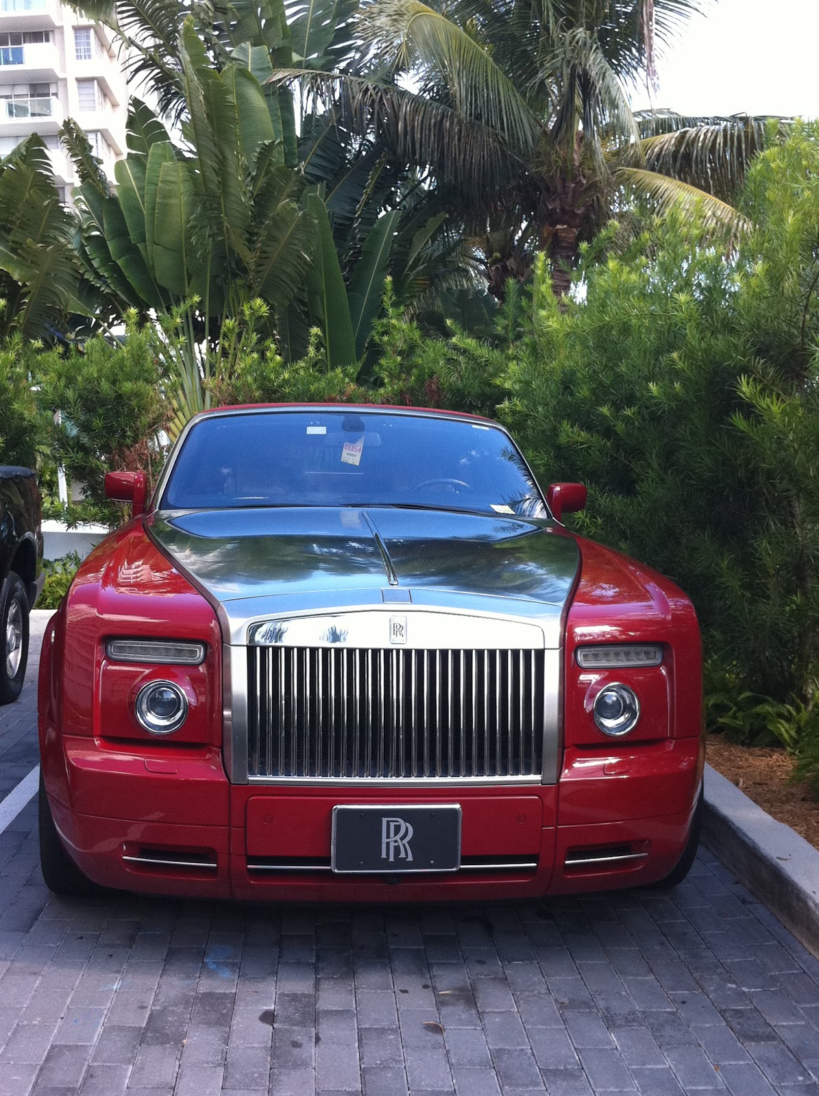 Red Rolls Royce Phantom Coupe - at the Mondrian South Beach | Exotic ...