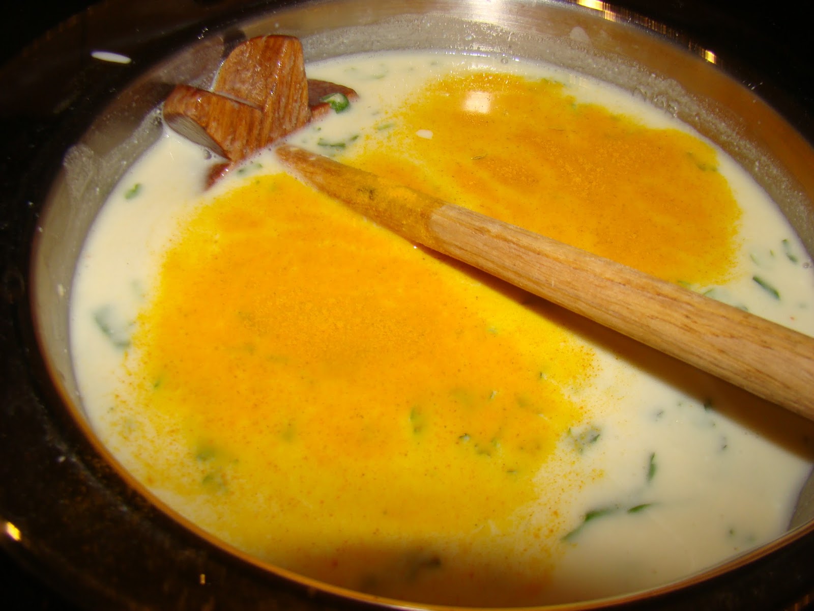 My Favorite Recipes Collection: Pakora Kadhi with Arabi (Taro Root)