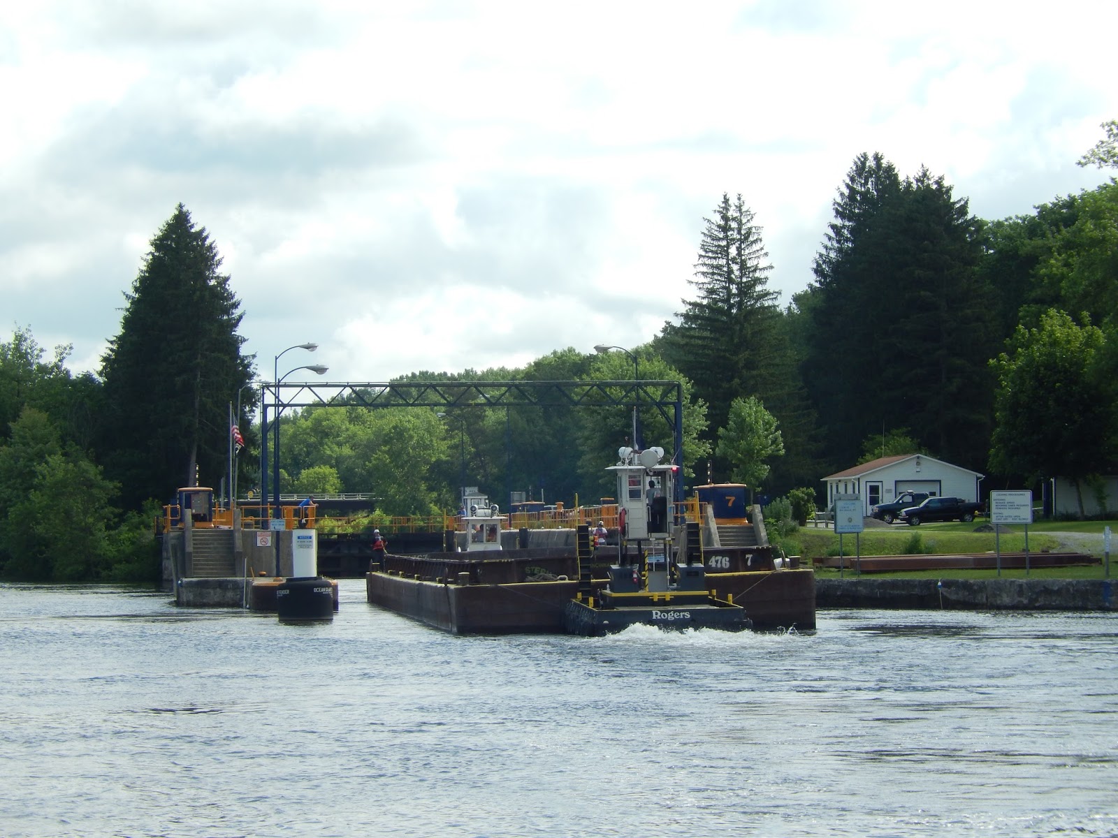 Somewhere on the Down East Loop: The Champlain Canal