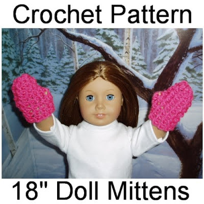 Tracy's Designs 1: DIY Crochet Pattern Doll Mittens