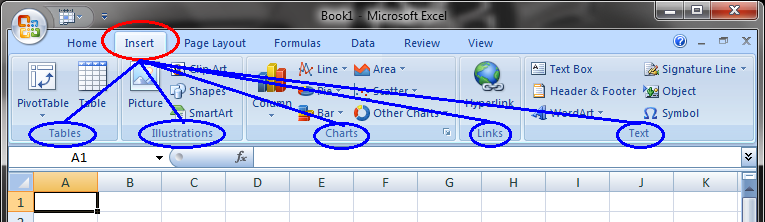 Various Of Excel Fungsi Menu INSERT Microsoft Excel Various Of Excel Fungsi Menu INSERT Microsoft Excel