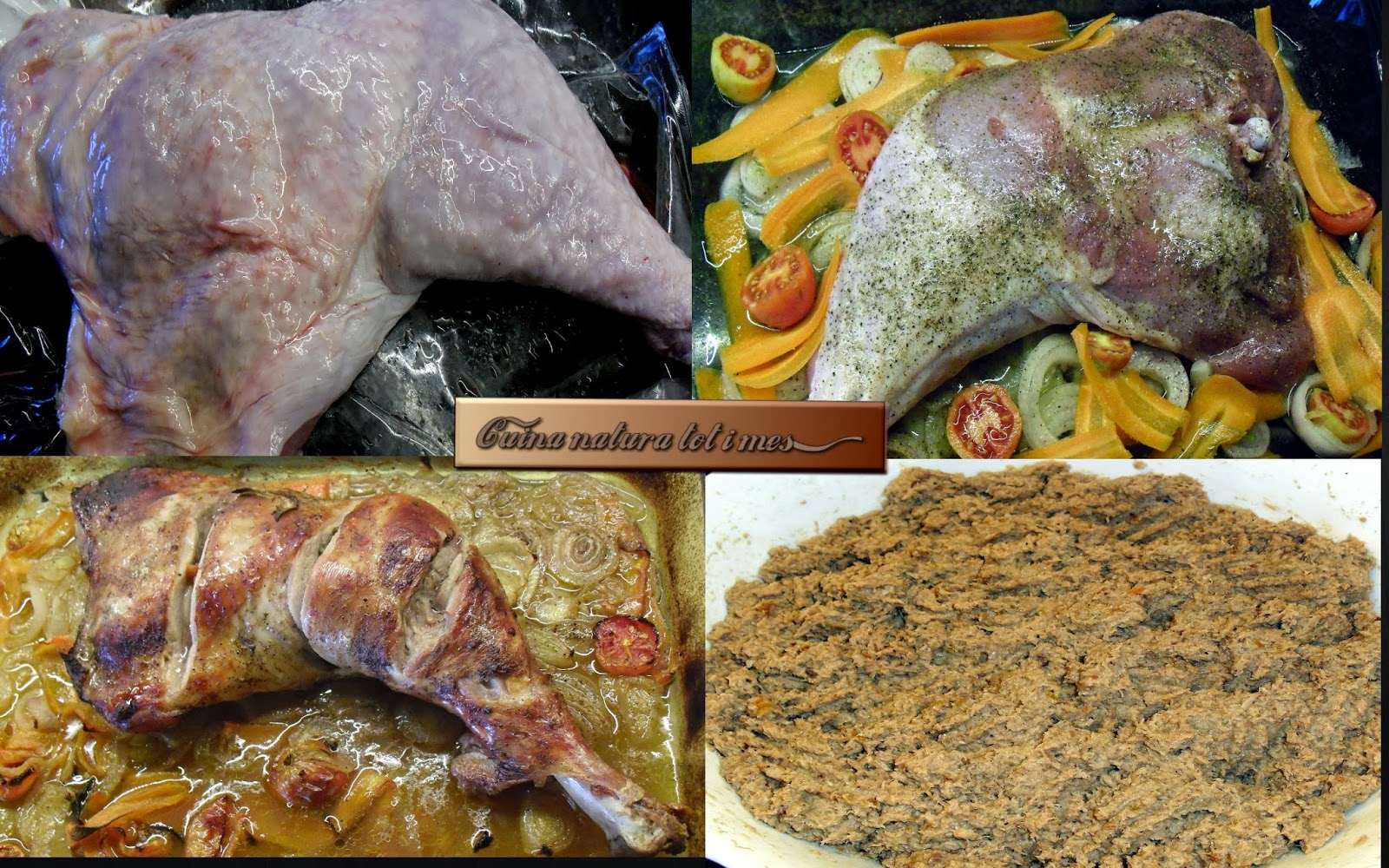 Canalons de gall dindi. ~ CUINA NATURA TOT I MES