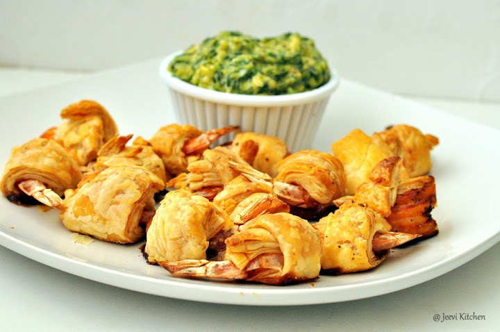 Jeevi Kitchen: Shrimp wrapped in puff pastry