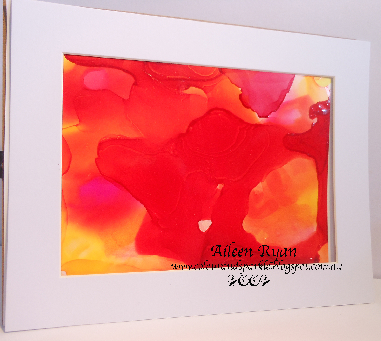Colour and Sparkle: Alcohol Inks and Lots to Share Part 1