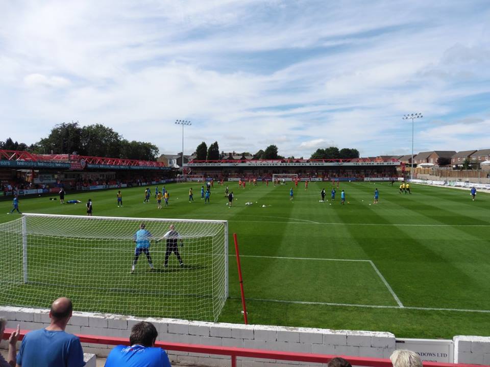 The Rainham End.: Crown Ground - Accrington Stanley