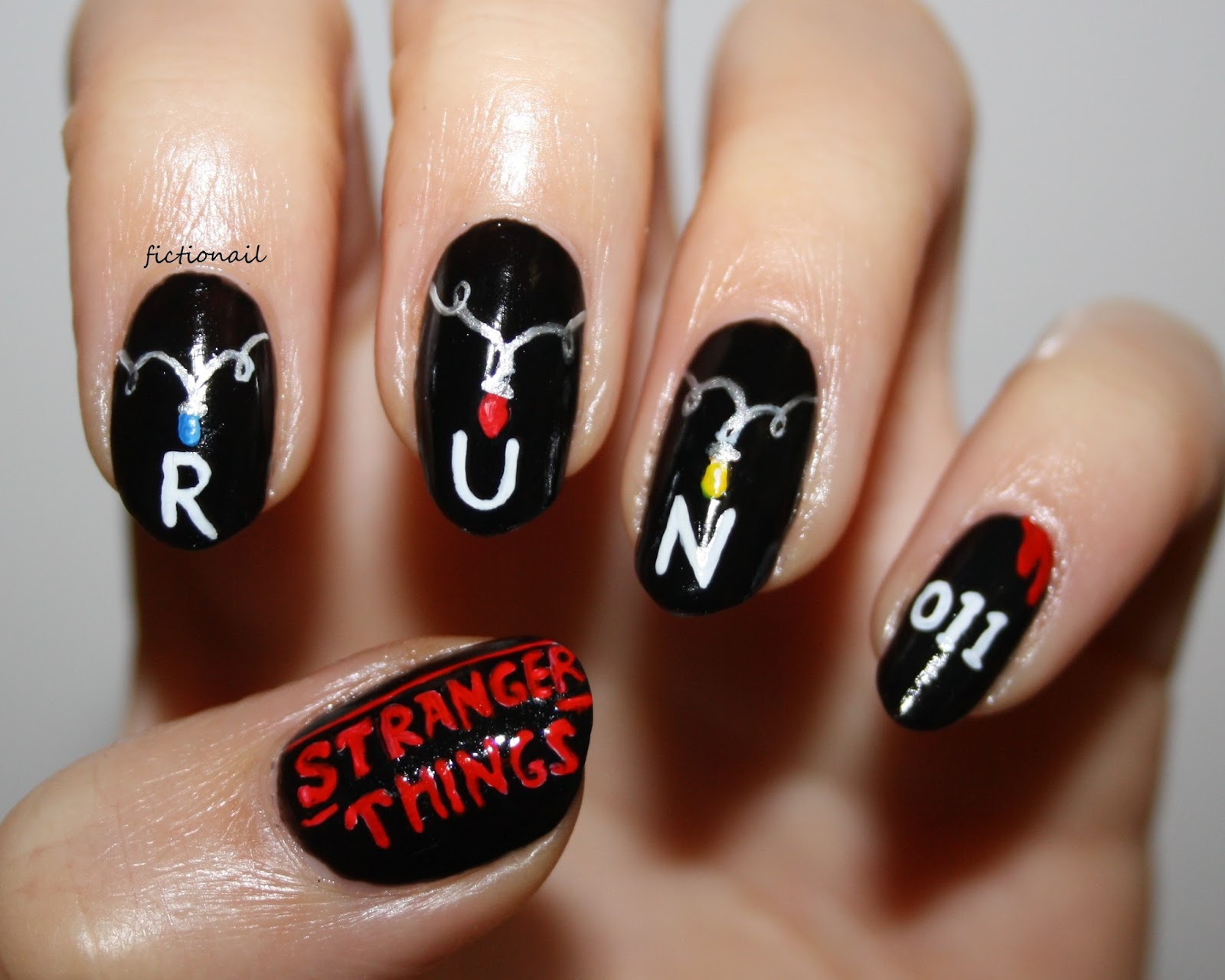 Stranger Things Nails