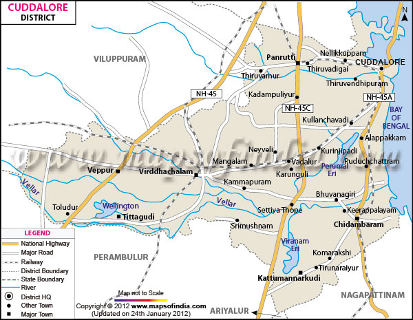 Cuddalore District Information, Boundaries and History from Shankar IAS ...