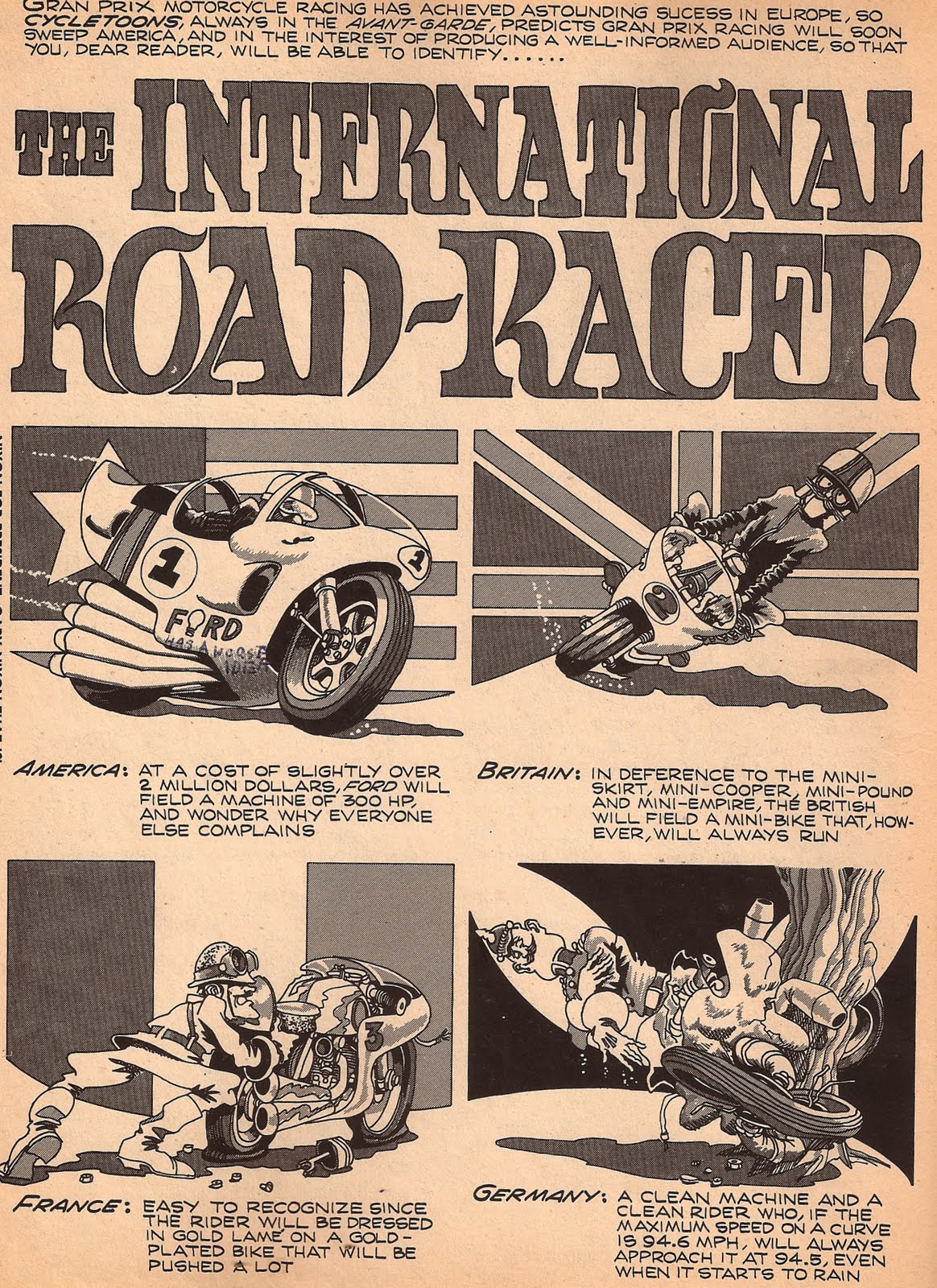 The International Road Racer - Cycle Toons