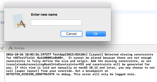 우연히 발견한 macOS 10.12 NSAlert 버그(?) 삽질기 - Seorenn SIGSEGV