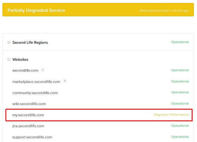 Echt Virtuell: Probleme mit SL-Profilen auf my.secondlife.com