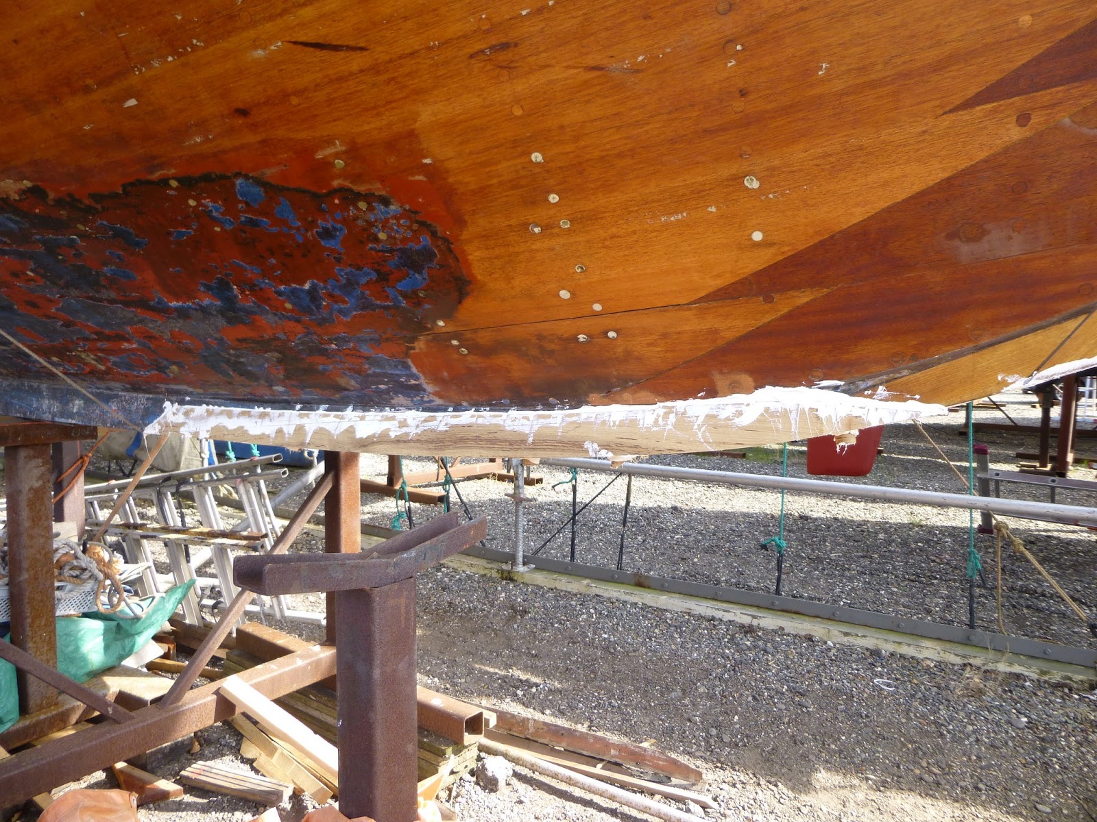 Storebro 34 Rebuilt: Keel Repairs