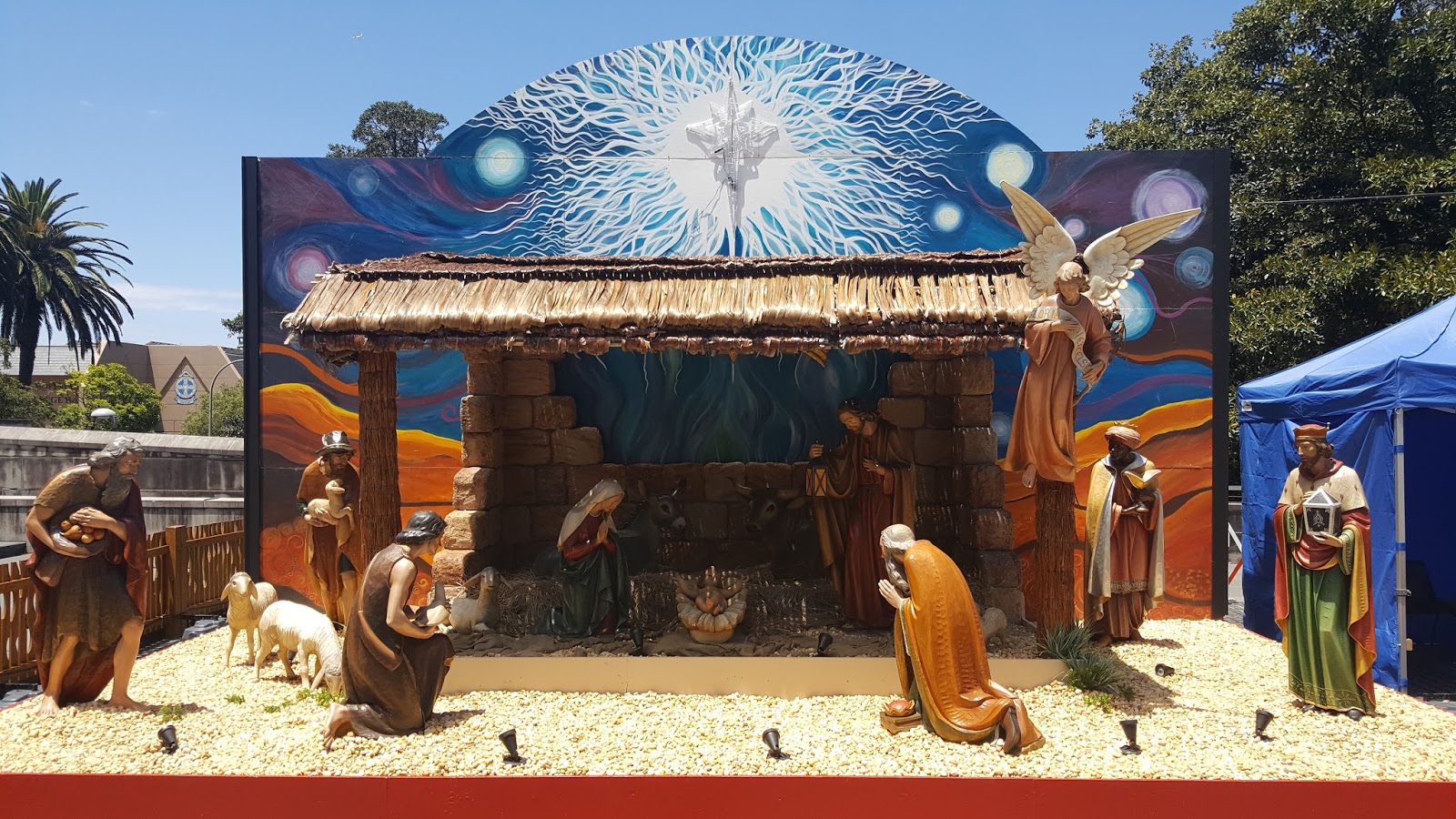 Sydney - City and Suburbs: St Mary's Cathedral, Christmas Nativity Scene