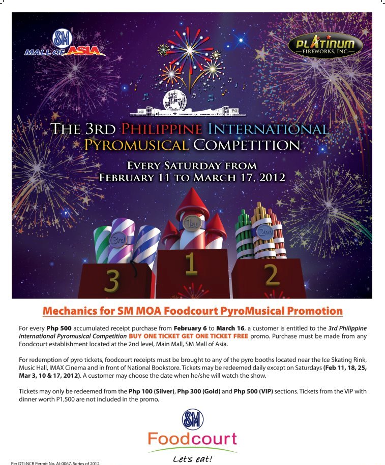 Manila Shopper: Pryomusical Buy1 Take1 Ticket Promo at SM Mall of Asia ...