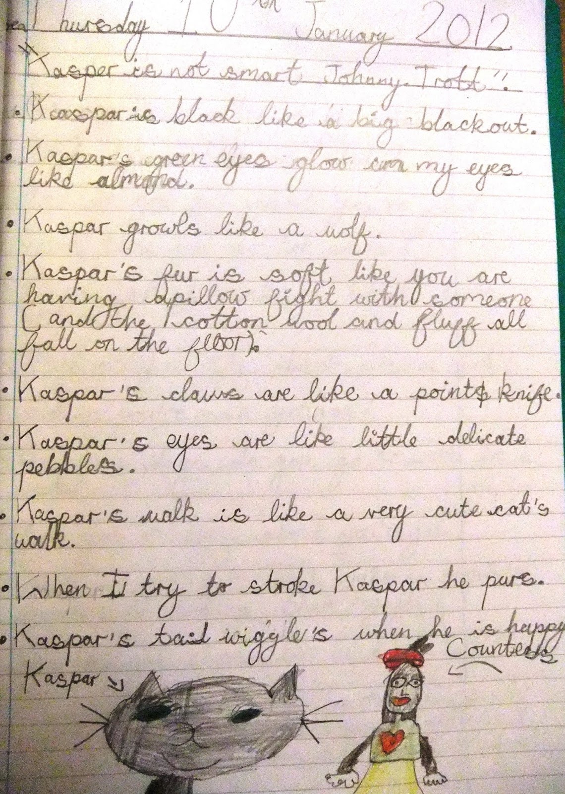 St. Clare's Class Blog: "Kaspar is not smart, Johnny Trott."