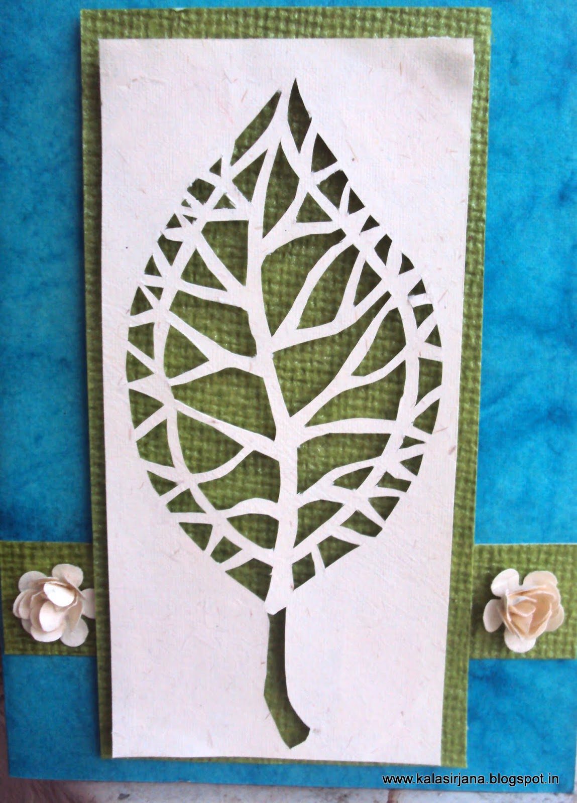 Just like that............Aesthetics in Art and Design : Paper-cut leaf