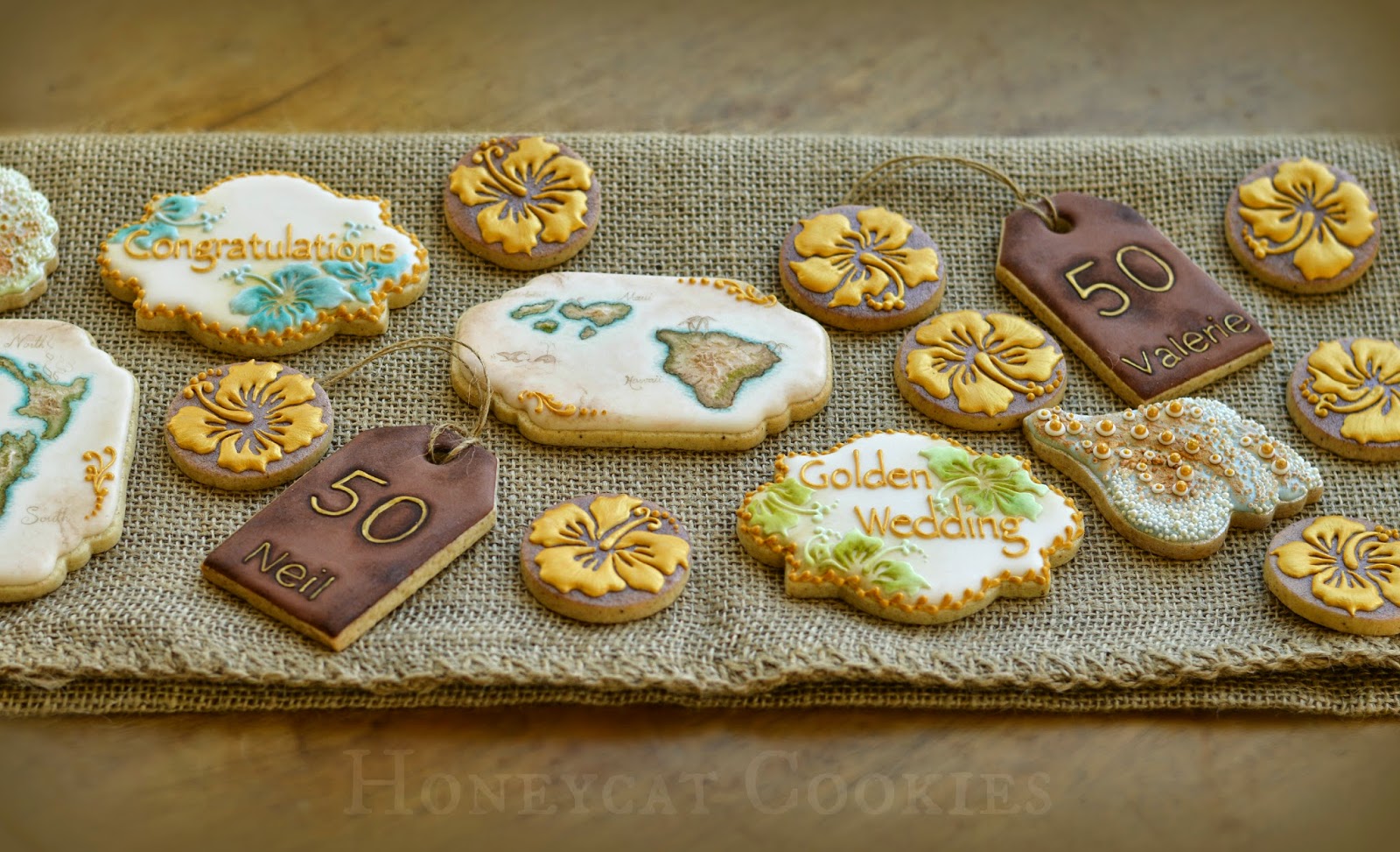 Honeycat Cookies: Travel Cookie Set: Luggage Label tutorial