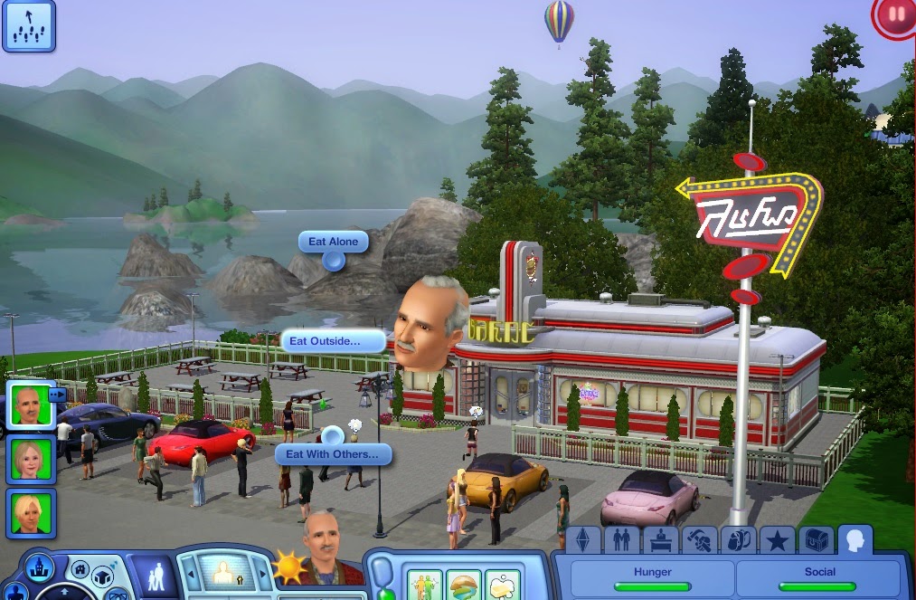 My Sims 3 Blog: Eat Outside Diners & ALL Restaurants by icarus_allsorts