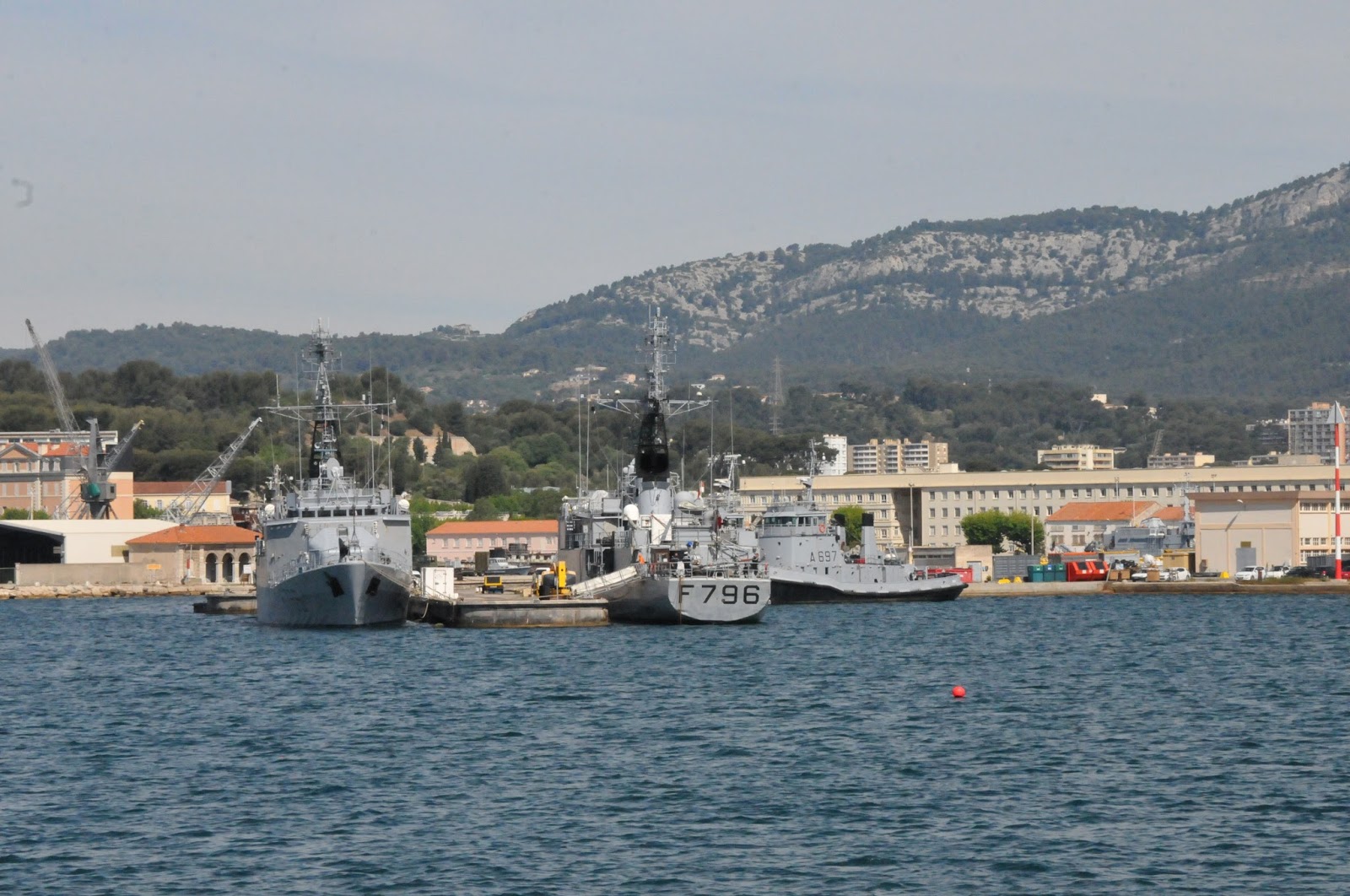 La Marcophilie Navale Envelopmer: Toulon visite de la rade base navale ...