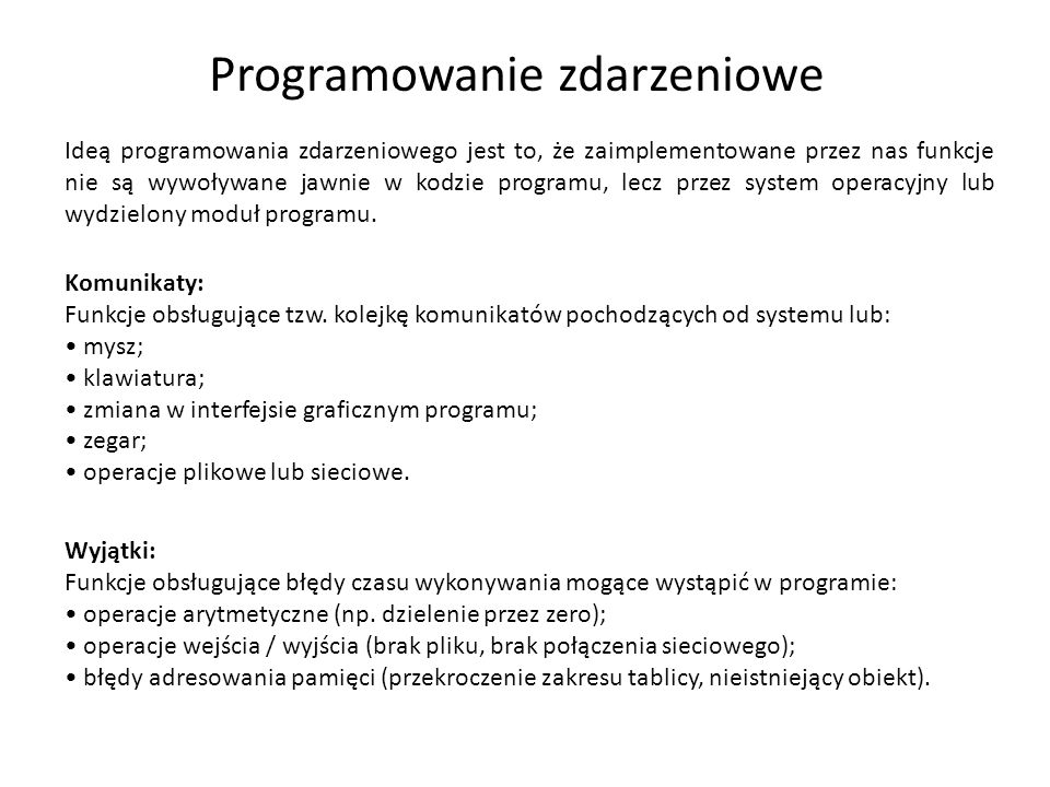 Zeszyt do informatyki: Stosowanie procedur i funkcji w językach