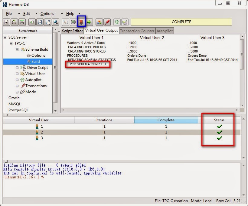 adalf的小技巧: [HammerDB][TPC-C]Database load testing and benchmarking tool ...