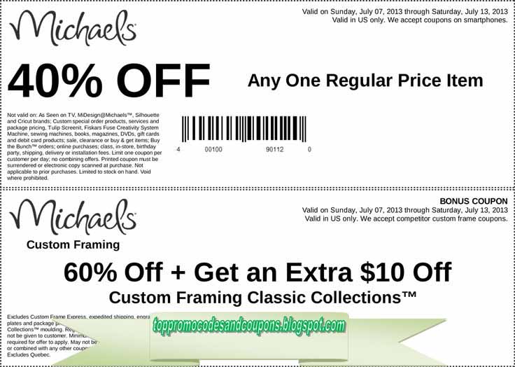 Free Promo Codes and Coupons 2023: Michaels Coupons