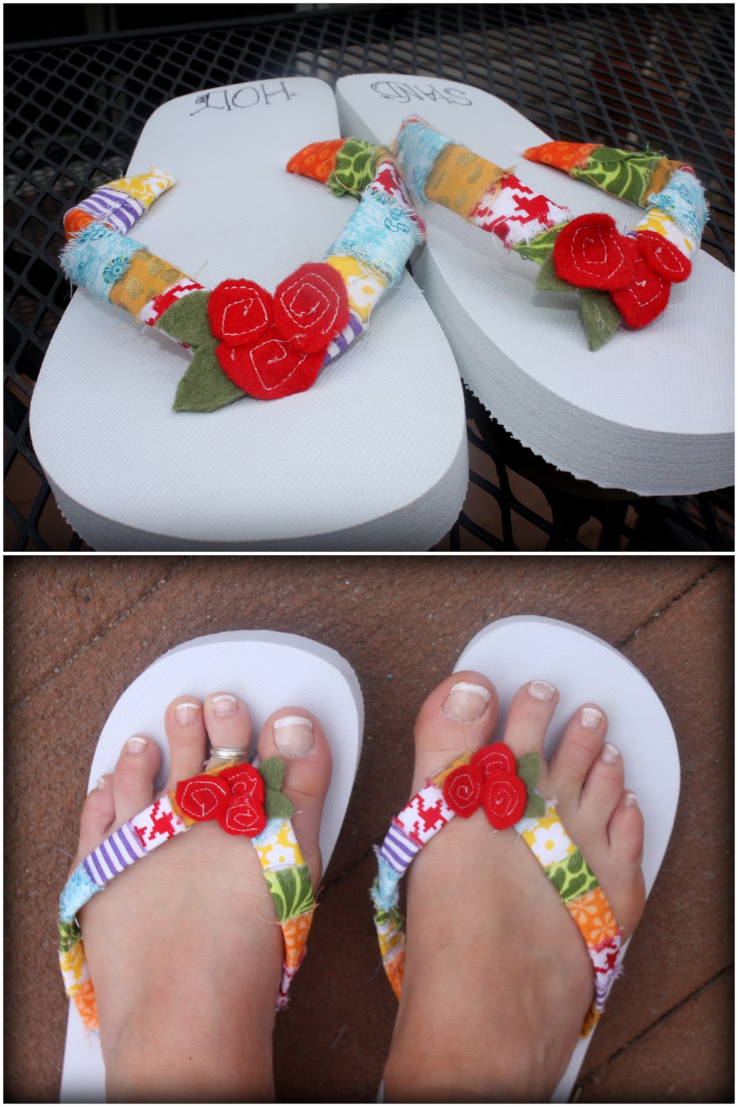 Embellish the Details: Fabric Covered Flip Flop Tutorial