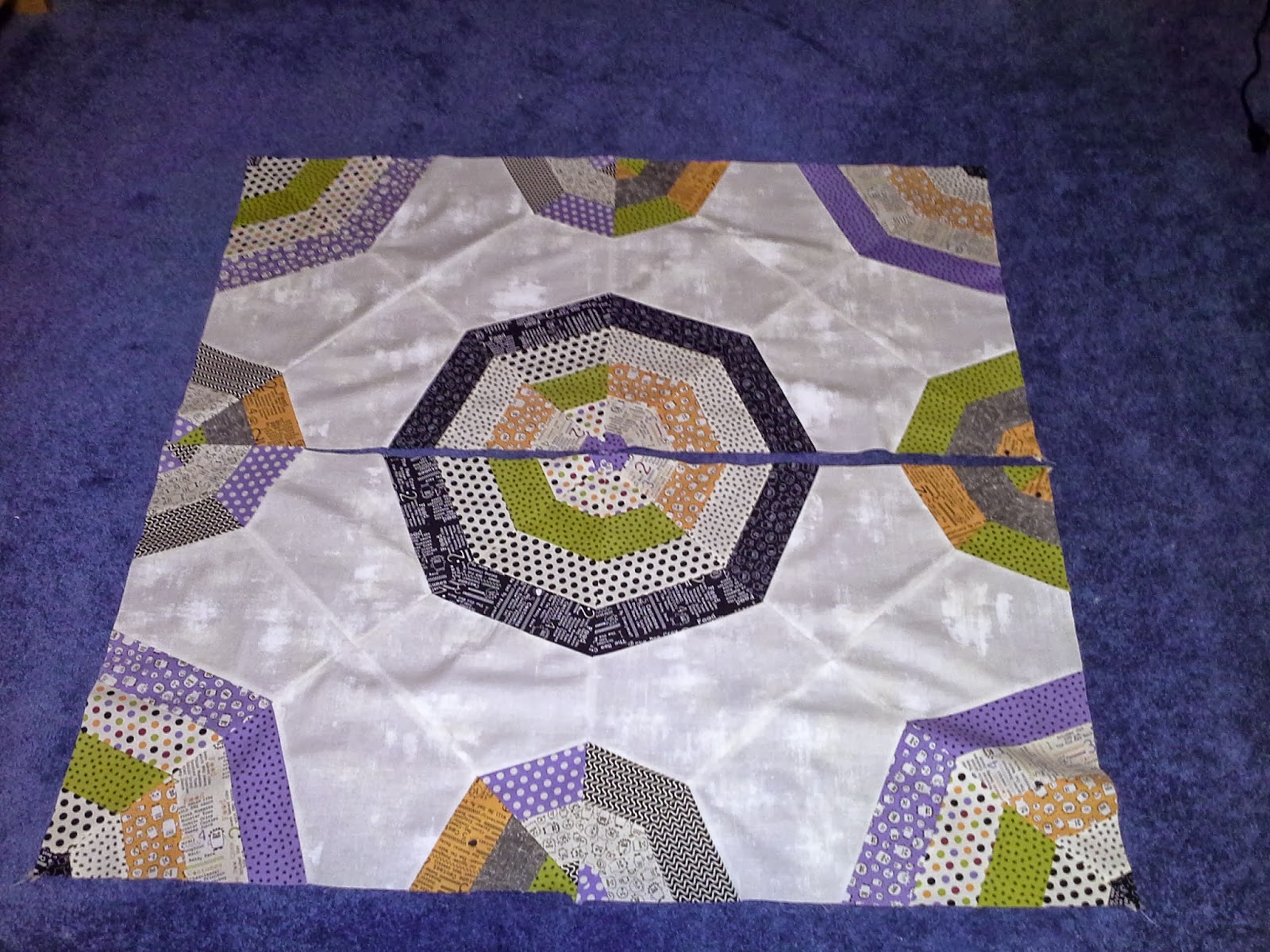 Updated Cute and Spooky Spider Web quilt tutorial