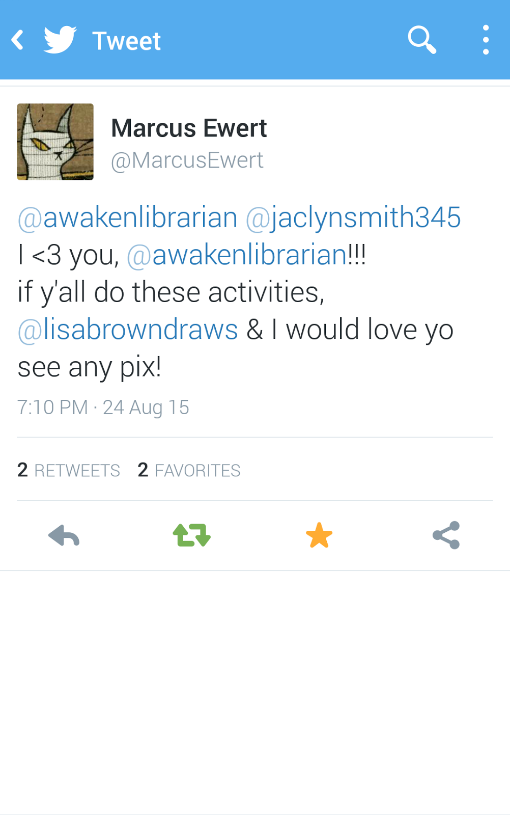 Jean Darnell: Awaken Librarian!: Mummy Cat by Marcus Ewert & Lisa Brown