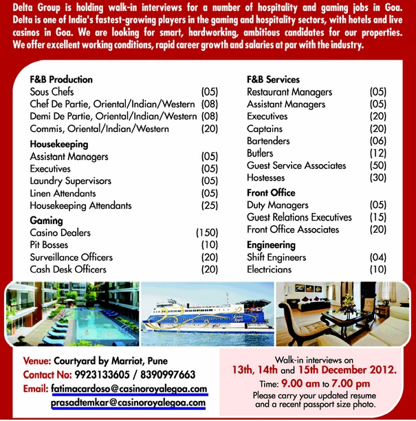 True Gift: Delta Group Walkin Interview on 13th 14th 15th December 2012 ...