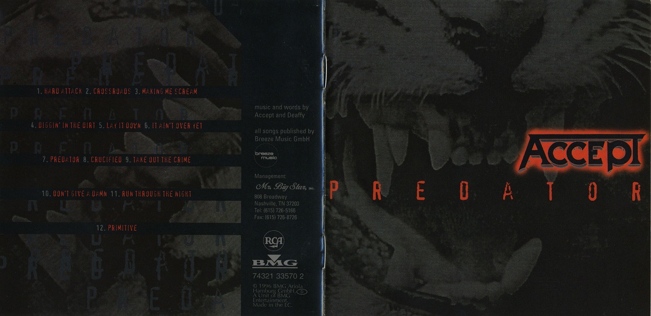 Cries from the Quiet World: Accept "Predator"