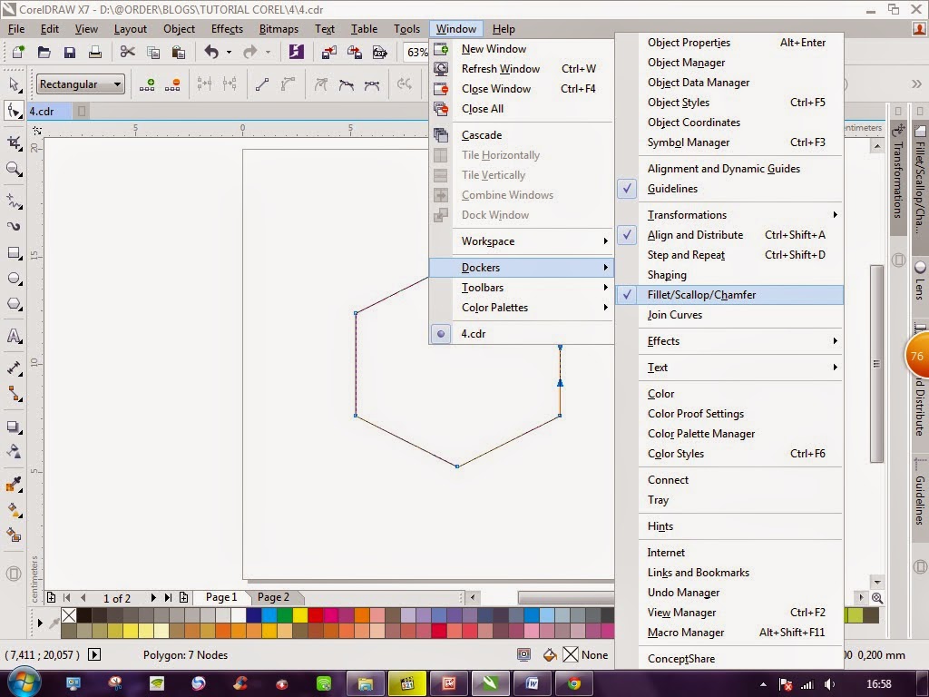 Dyne Creative Studio: TUTORIAL COREL DRAW: CARA MEMBUAT EMBLEM