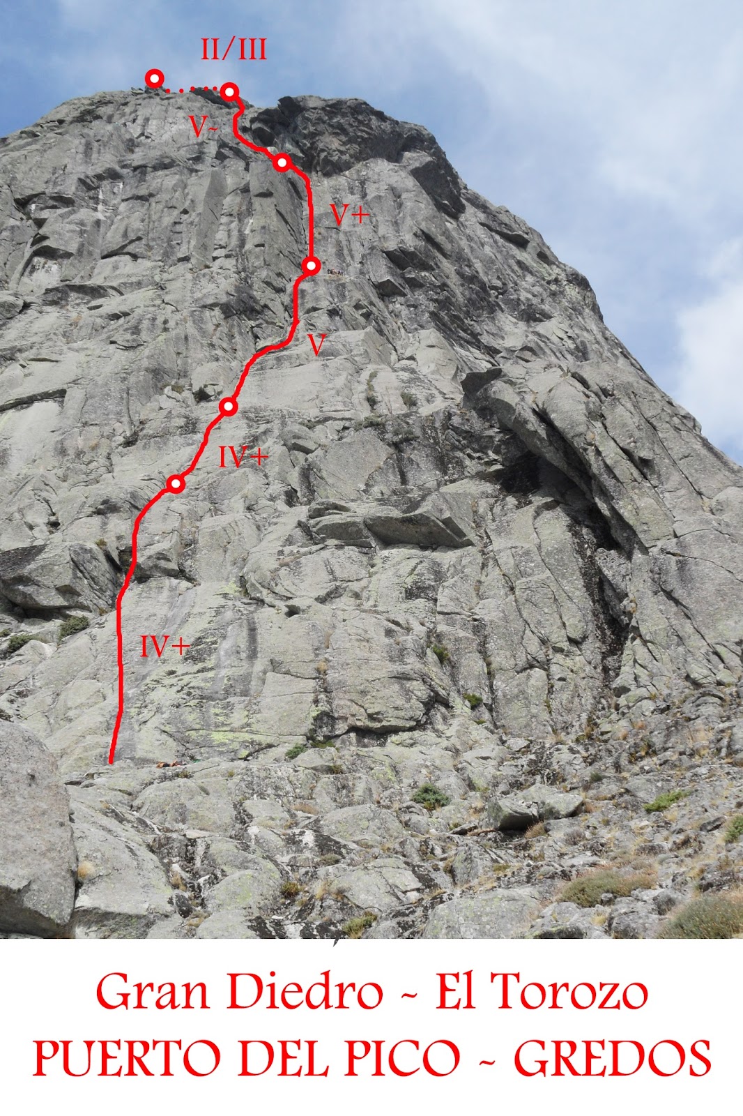 Esfera Vertical: GRAN DIEDRO - EL TOROZO - GREDOS