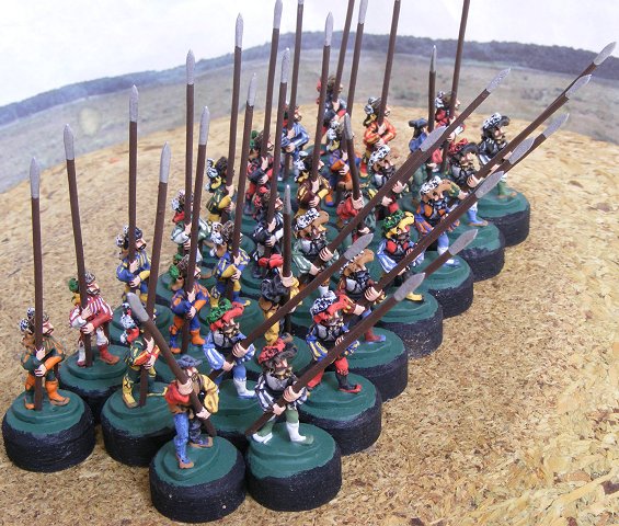 Miniature Soldiers: Landsknecht pikemen