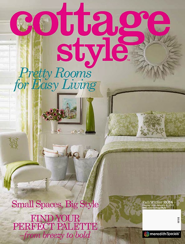 Jessica Glynn: Cottage Style magazine. Fall 2014 Issue.