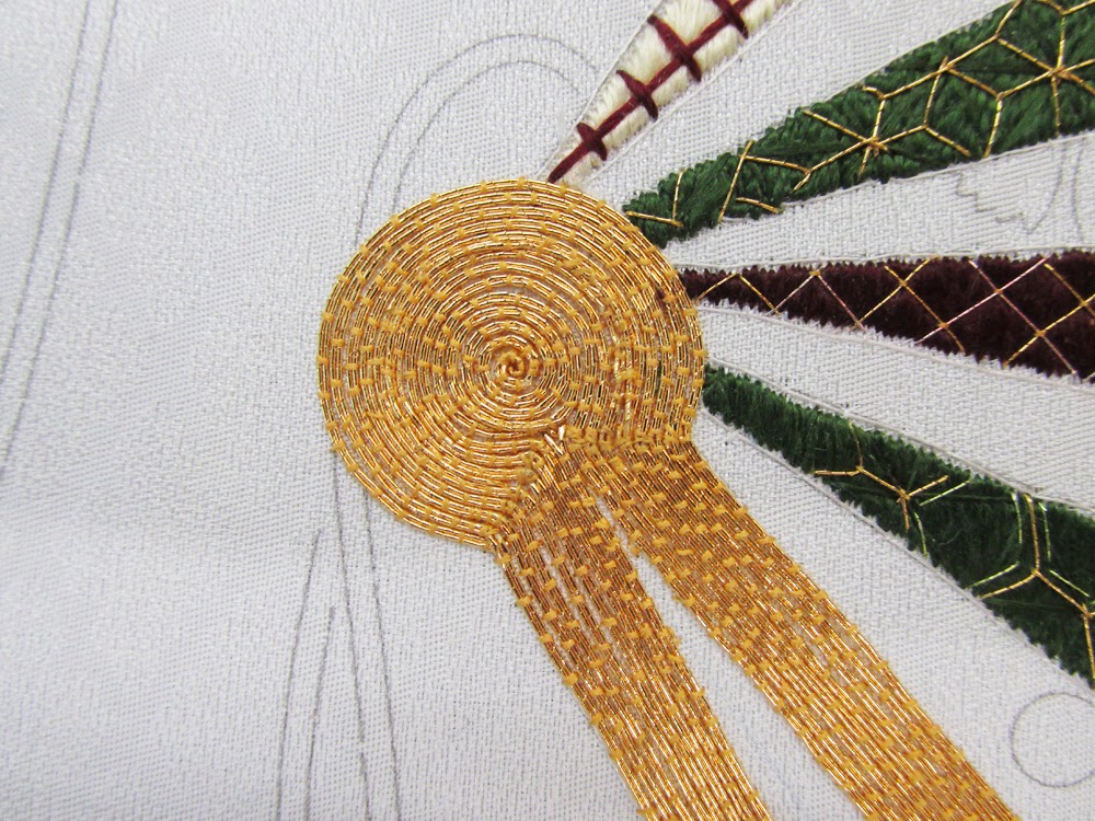 moonsilk stitches: A bit of Japanese embroidery
