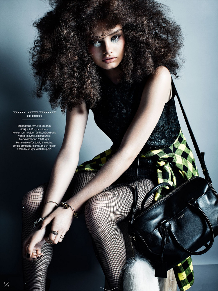 SIGNE BELFIORE BY ERIC BROMS FOR ELLE SWEDEN AUGUST 2013 ...