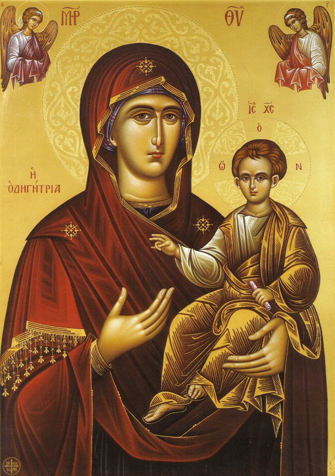 Με παρρησία...: Η Παναγία μεσιτεύει ακατάπαυστα για όλους μας.