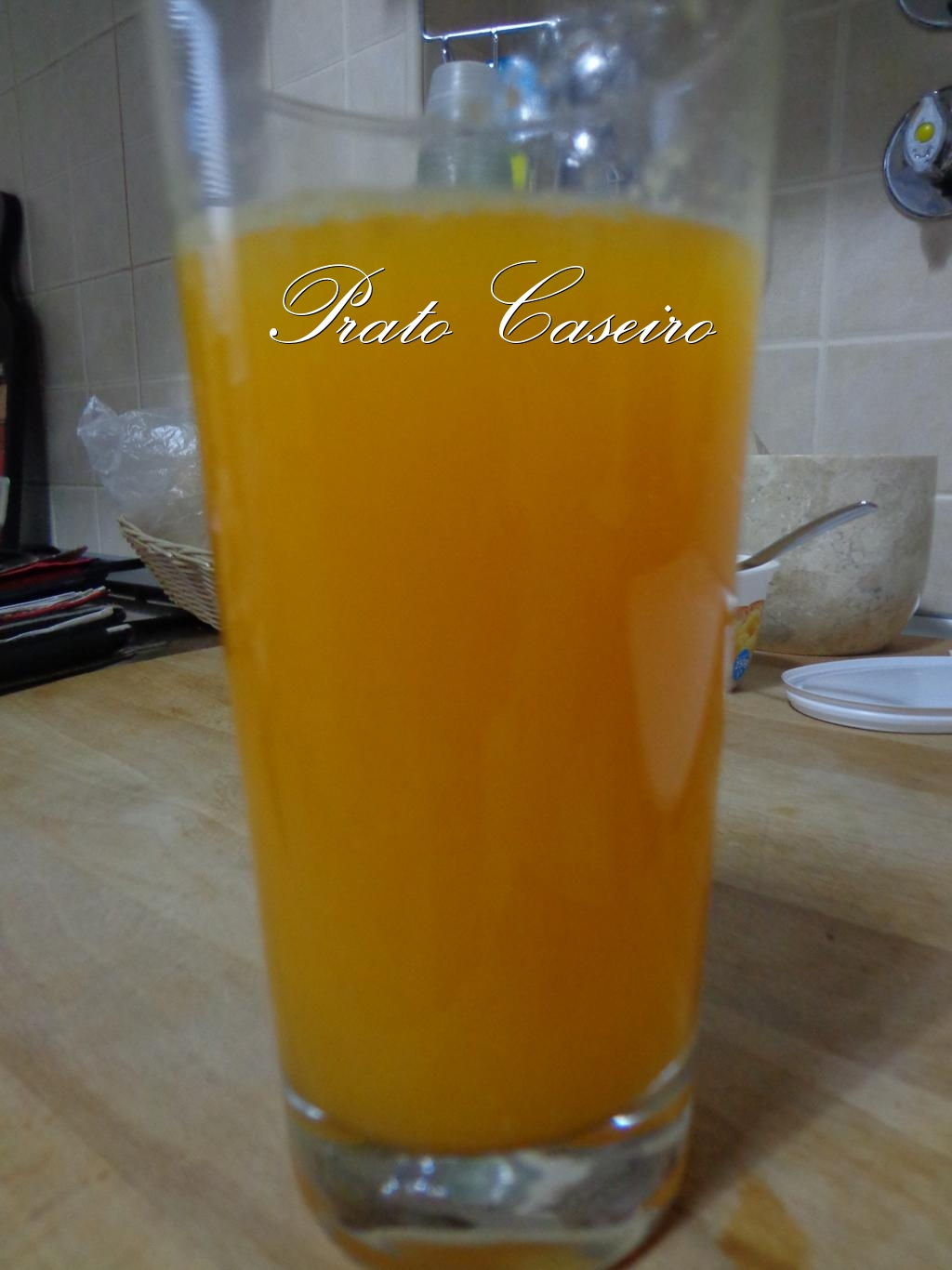 Prato Caseiro: Sumo de laranja