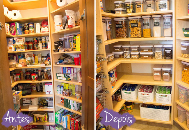 Mamã da Nônô: Como ter uma dispensa limpa e arrumada