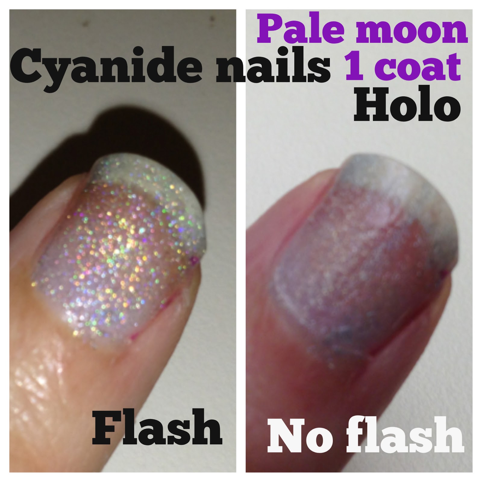 Life of a mad typer: Cyanide Nails Indie nail polish review pale moon ...