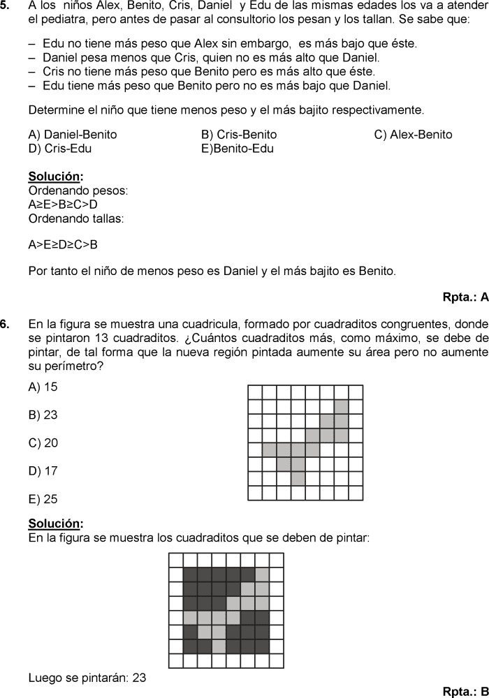 1000 PREGUNTAS DE RAZONAMIENTO MATEMATICO PREUNIVERSITARIO CON ...
