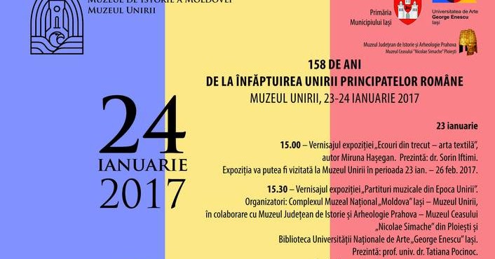 Brend de Iași: Evenimente dedicate Unirii Principatelor