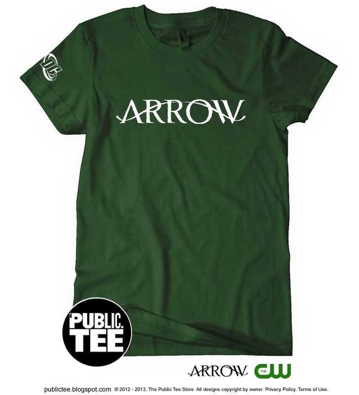 The Public Tee Store ONLINE!: DC ARROW Logo Tee (CW ARROW) - Code: DCAL001